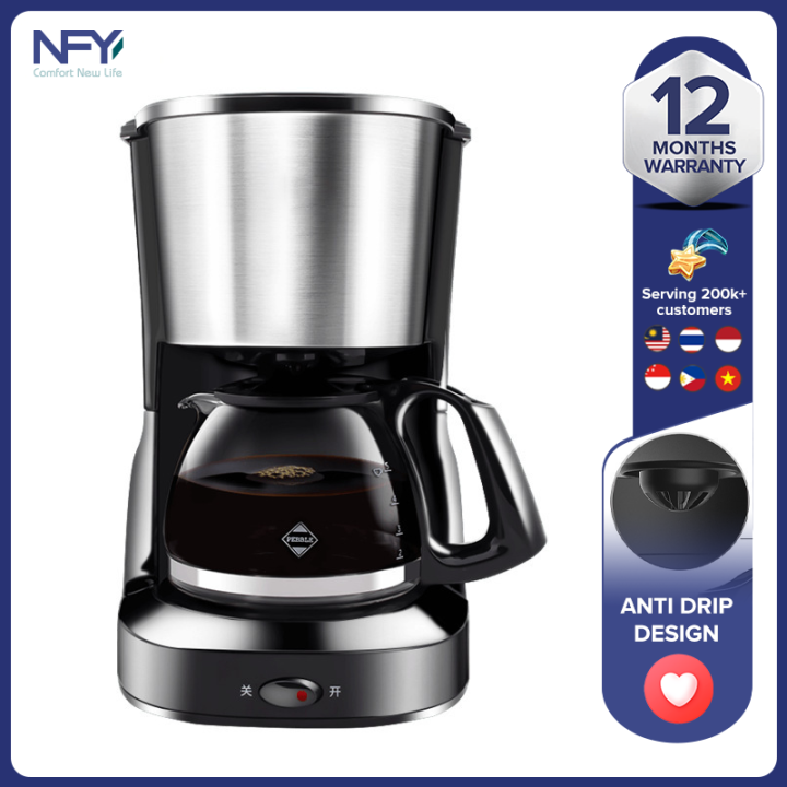 คุณสมบัติของผลิตภัณฑ์เครื่องชงกาแฟสไตล์อเมริกัน NFY ความจุมาก650มล. ...