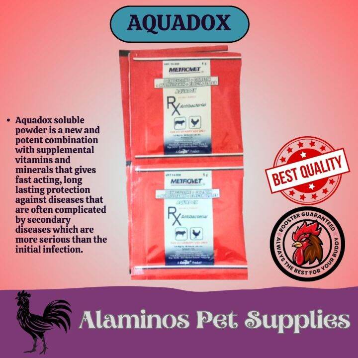[APS] 10 SACHET AQUADOX/5g/SWINE MULTIVITAMINS/PARA SA ALAGANG BABOY ...