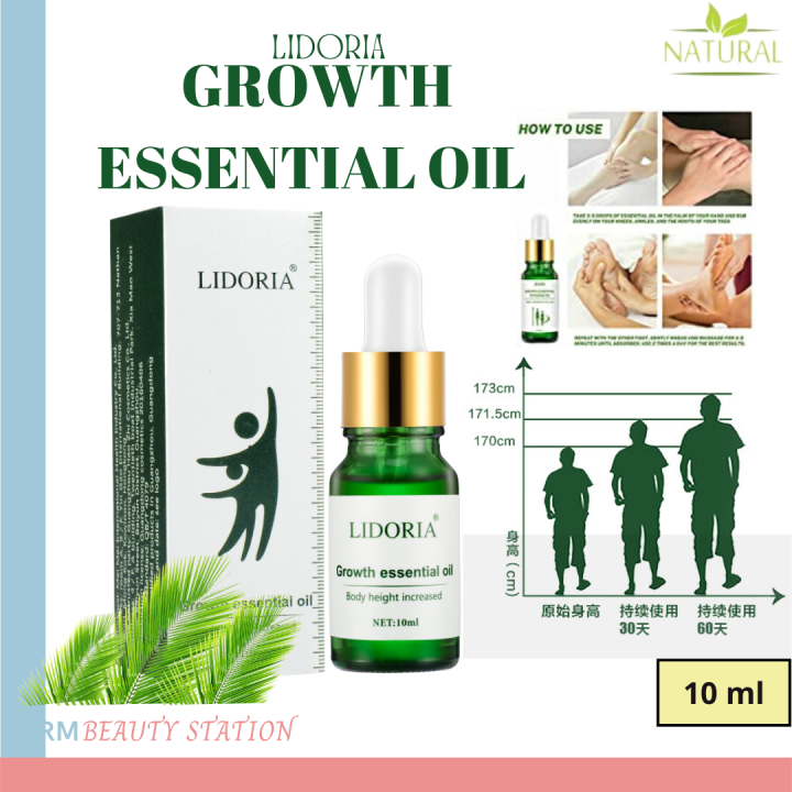 [ FAST EFFECTIVE] Lidoria Height Growth Essential Oil Foot Energy ...