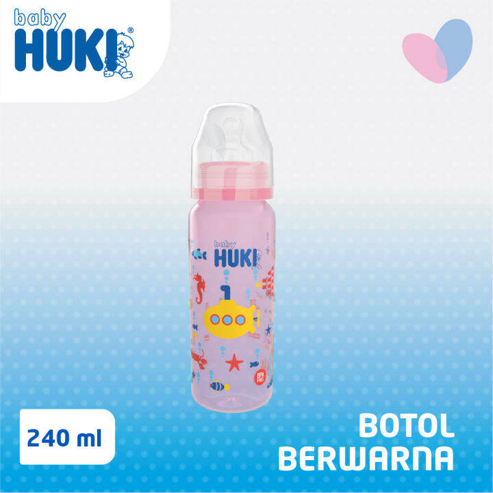 Huki Botol PP SP Round Warna Pink 240 ml | Lazada Indonesia