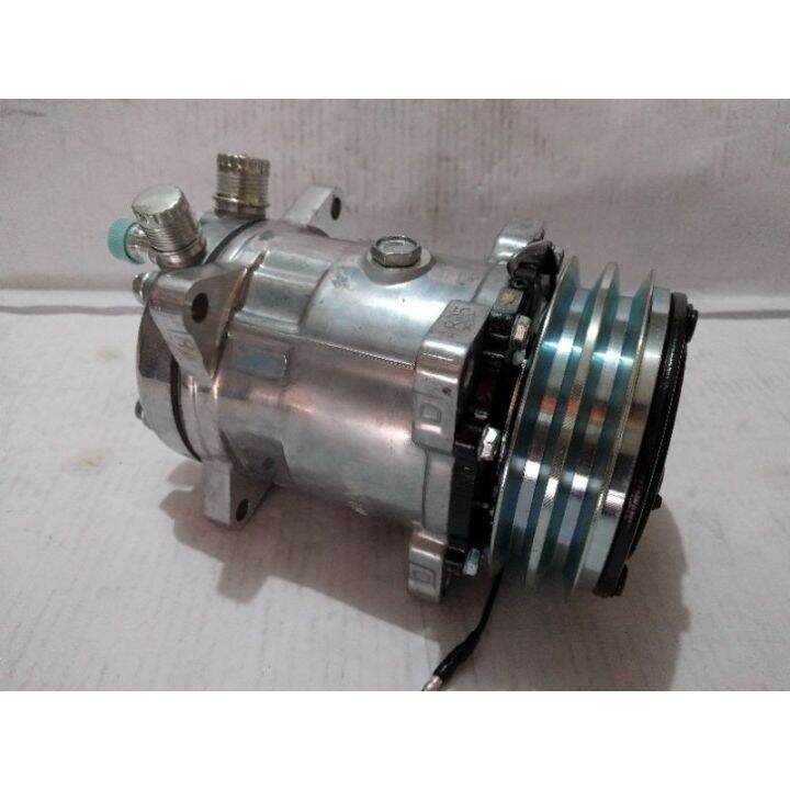 Sanden 508 Universal Compressor Multigroove or V-Type 12V 24V - Aircon ...