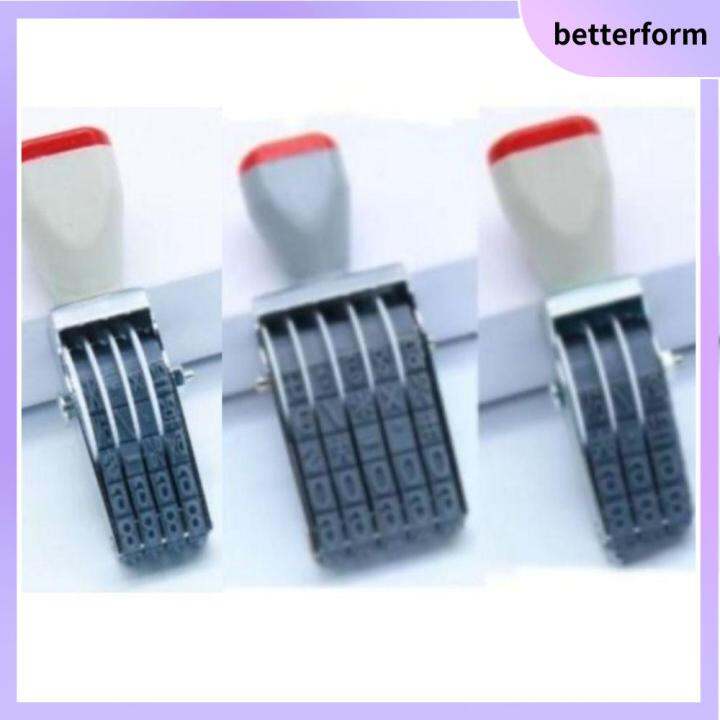 BETTERFORM 3 ,4 or 5 Digit Number Number Stamp Personalized Changeable ...