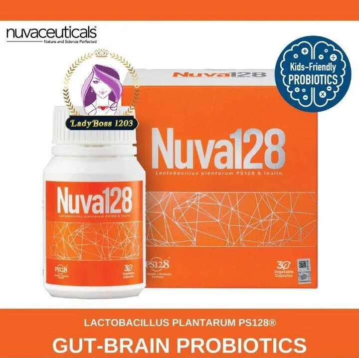 Nuva 128 [Gut & Brain Probiotics] (30 veg caps) | Lazada