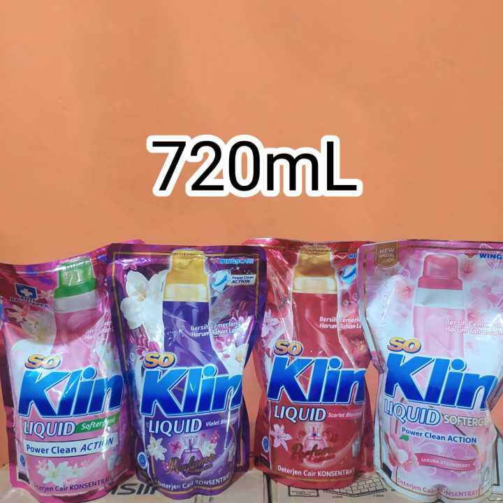 SO KLIN LIQUID DETERJEN CAIR KONSENTRAT 720mL | Lazada Indonesia