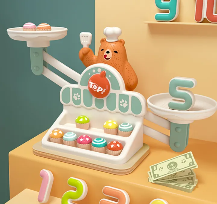 Little bear balance scales children's educational mathematics logic ...