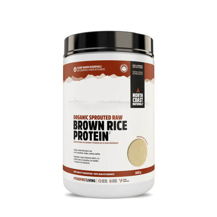 NORTH COAST NATURALS - Organic Sprouted Brown Rice Protein 840g ...