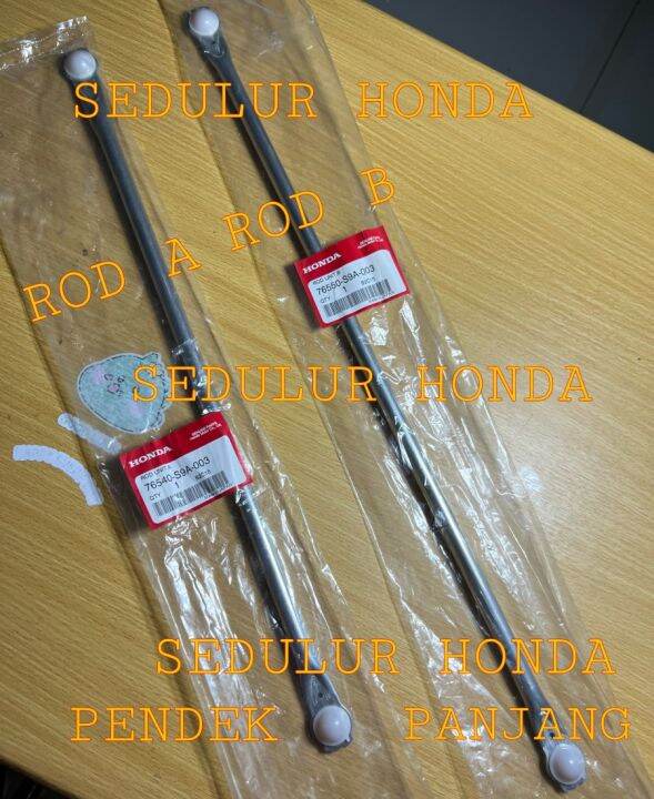 LINK WIPER WINDSHIELD KACA DEPAN BESI ROD UNIT A B PANJANG PENDEK CRV GEN 2 RD4 RD5 76540 S9A ...