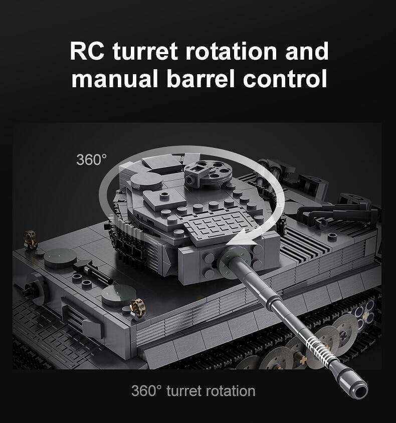 NEW LEGO WW2 German Military Battle Tank Model Building Blocks ...