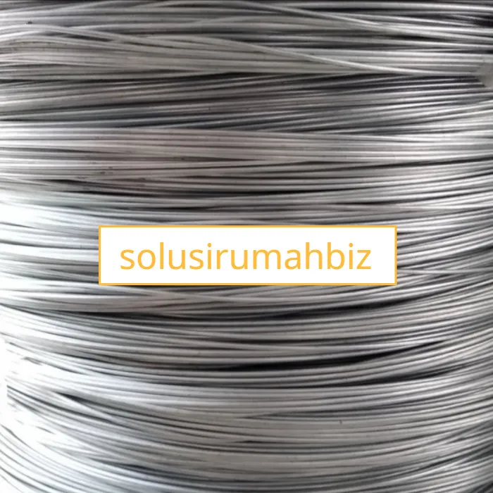 PERMETER Kawat Seng Galvanis BWG 14 tebal 1,9 mm 1.9mm per meter kawat ...