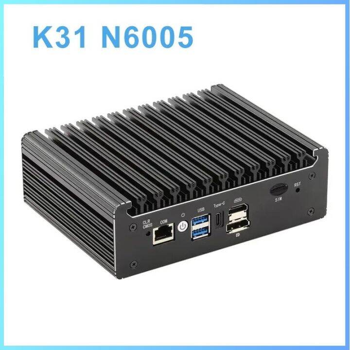 K31 Soft Router N6005 pfSense Firewall 4 LAN Ports Internet Card i226-V ...