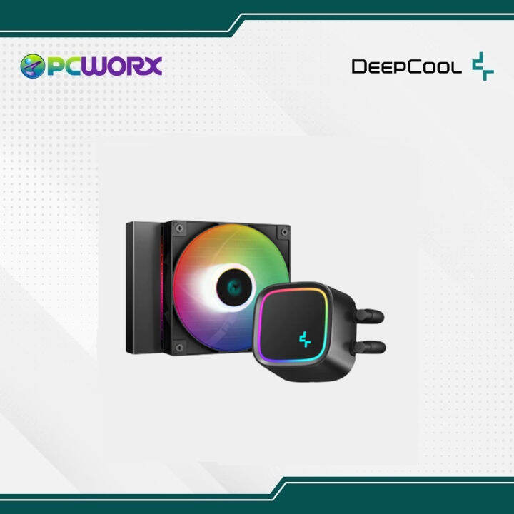 Deepcool R-LE300-BKLNMC-G-1 LE300 120mm AIO Liquid CPU Cooler Black ...