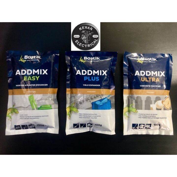COD Bostik Addmix EASY PLUS ULTRA PROTECT Mortar Plaster Yield Expander Concrete Fortifier 150g ...