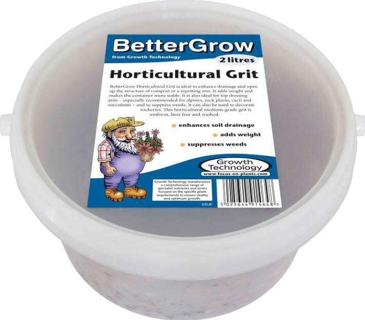 Growth Technology BetterGrow Horticultural Grit 2 Litres (Heavy Rock ...