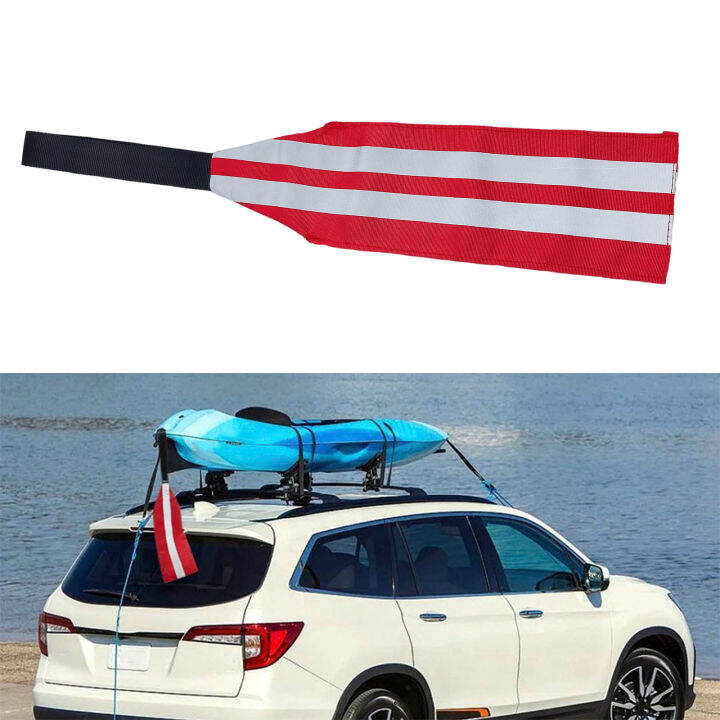 Moon Shining Kayak Travel Tow Safety Flag Dinghy Towing Trailer Warning ...