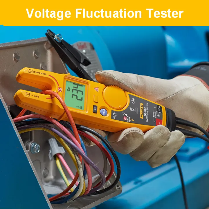 Original Fluke T5-600 Clamp Meter Continuity Current Electrical Tester ...