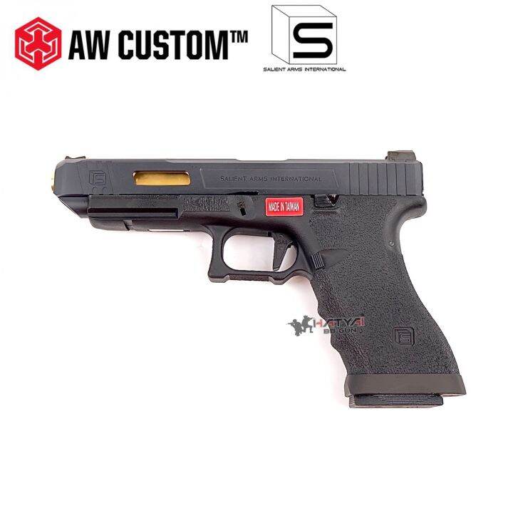AW CUSTOM GLOCK34 SAI TIER 1 COMPETITION GBB แถมอุปกรณ์พร้อมเล่นครบชุด ...