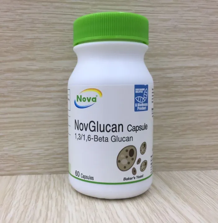 [TY PHARMACY] Nova NovGlucan Capsule 60's (1,3/1,6-Beta Glucan) Boost ...