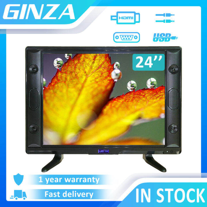 Ginza 24 Inch Led Tv Flat Screen Tv Supports Usb Hdmi Dual Speaker Music Tv ，Not Smart TV Flat ...