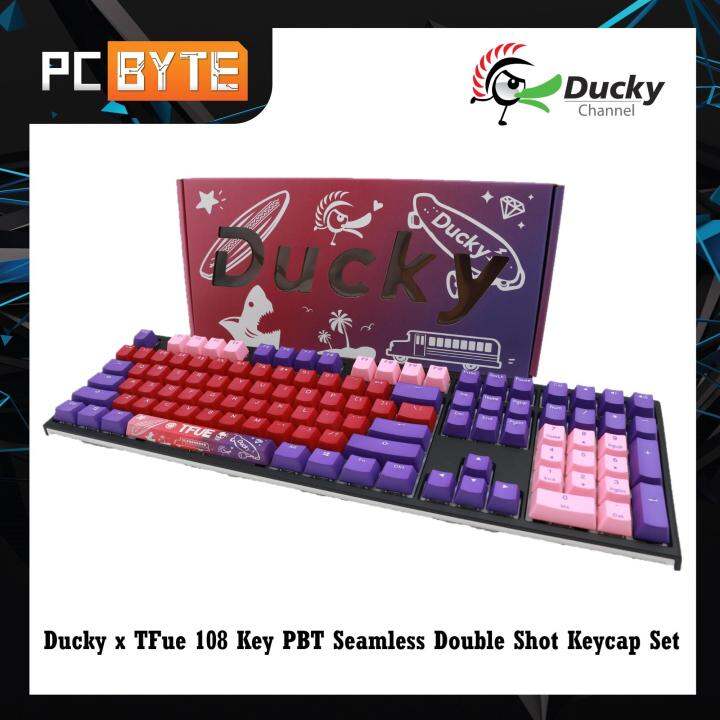 Ducky x TFue 108 Key PBT Seamless Double Shot Keycap Set | Lazada