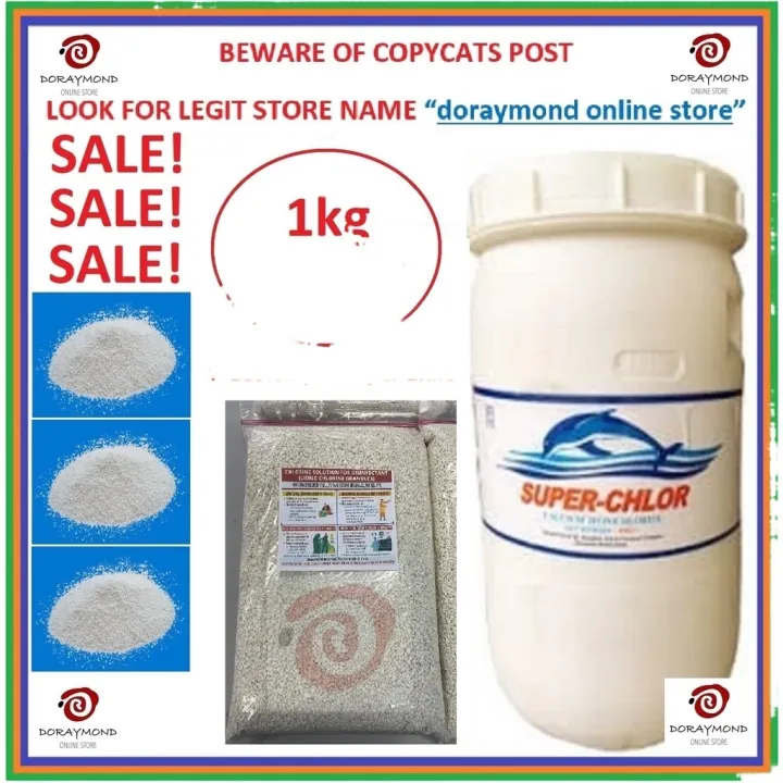 【Hot sales】 1kg Chlorine Granules - Super-Chlor 70 (Repacked) High (1 ...