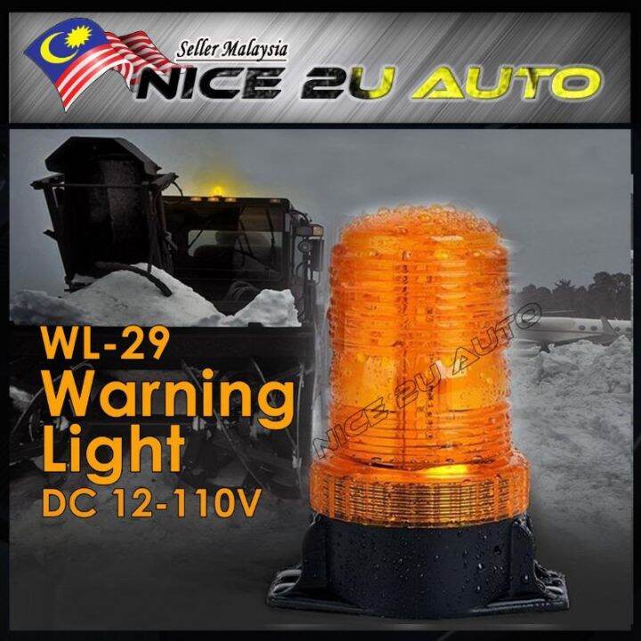 Led Warning Light 12-24V Strobe Warning Light Emergency Vehicle Beacon ...
