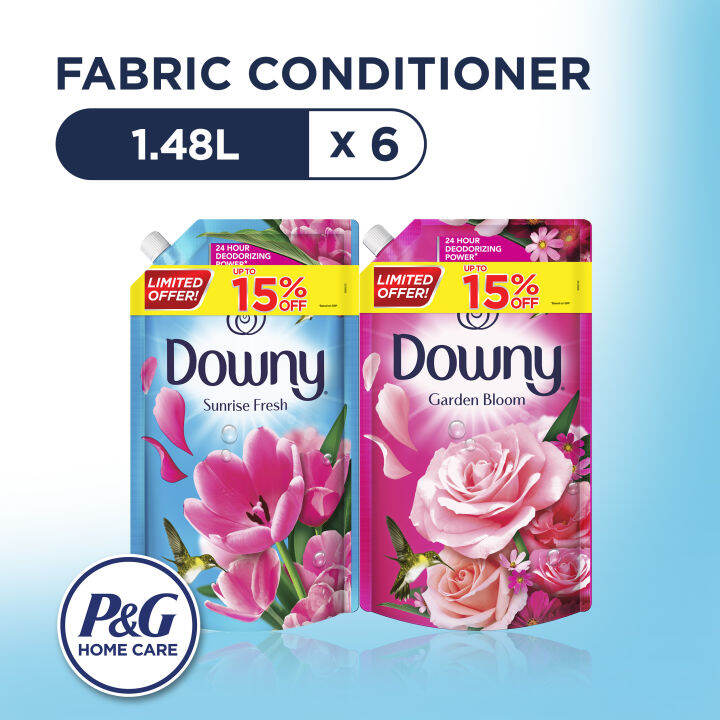 [Bundle of 6] Downy Fabric Conditioner Sunrise Fresh Garden Bloom 1.48L ...