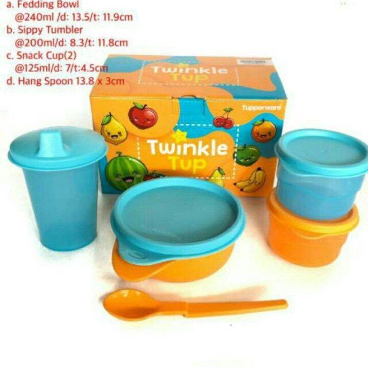 Tupperware Twinkle Tup Set Tupperware Original | Lazada Indonesia