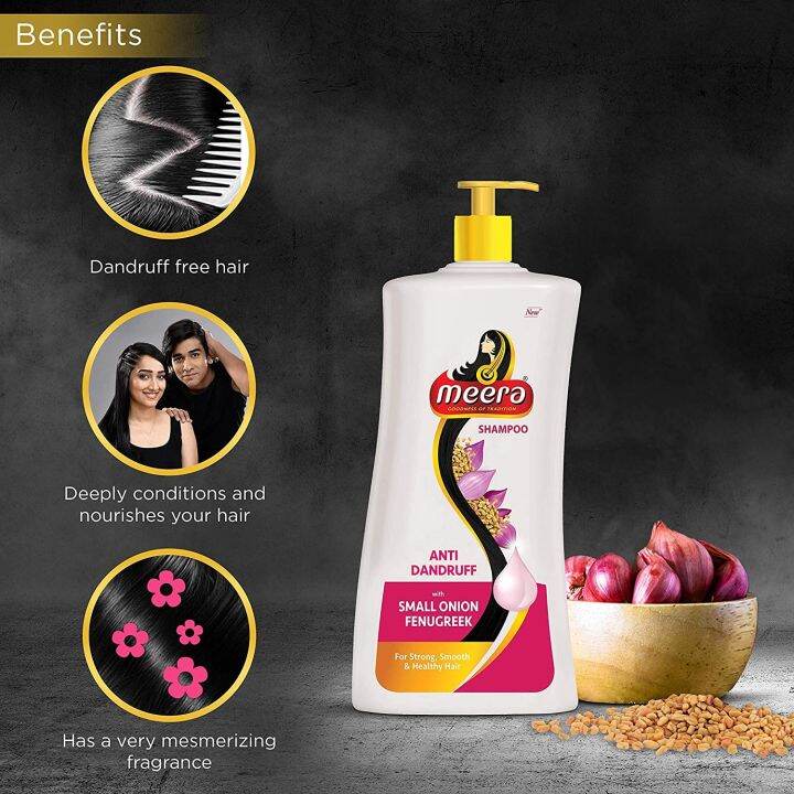 Meera Anti Dandruff Shampoo - 340ml | Lazada