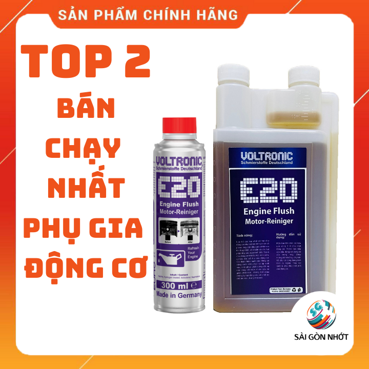Dung dịch súc rửa động cơ VOLTRONIC E20 ENGINE FLUSH 1L CHÍNH HÃNG | Lazada.vn
