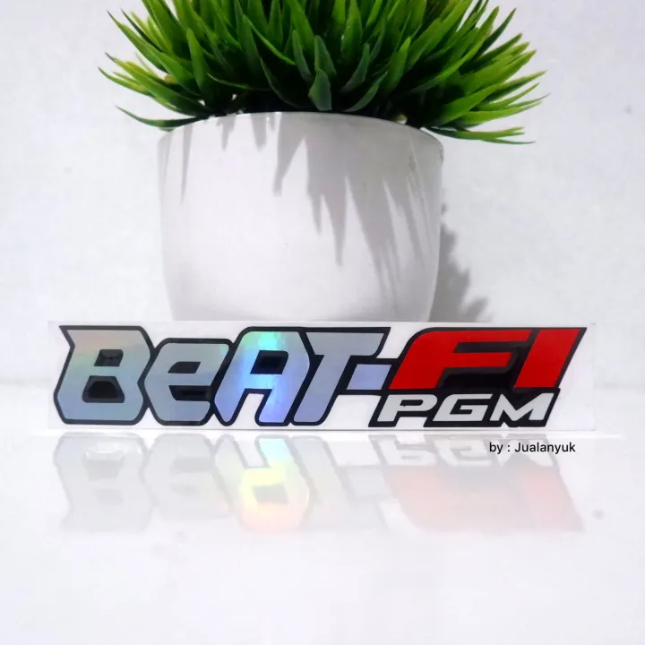 Sticker Cutting Tulisan BEAT - PGM FI untuk Mobil dan Motor | Lazada ...