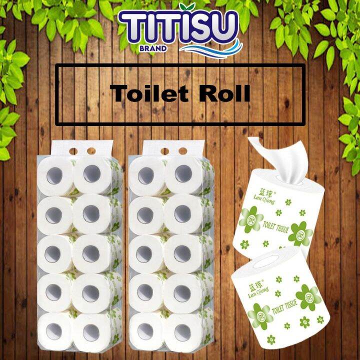 🧻[10 Rolls] Tissue Toilet Paper Rolls 3 Ply Smooth Feel Daily Use ...