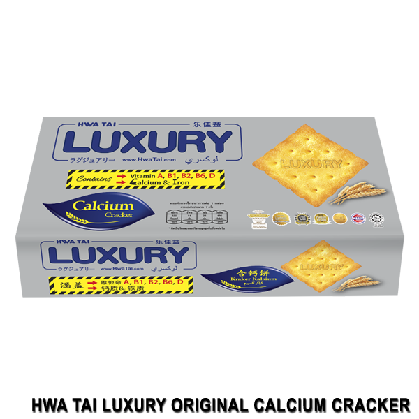 Hwa Tai LUXURY Original Calcium Cracker 148g (18.5g x 8s) | Lazada