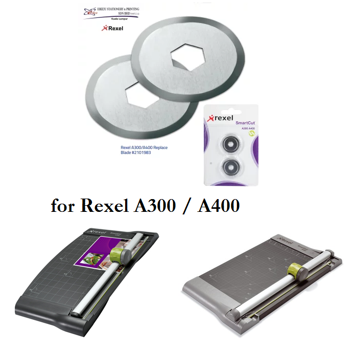 Rexel A300, A400 Replace Blade 2101983 Straight Blade, Pack of 2 Rexel ...