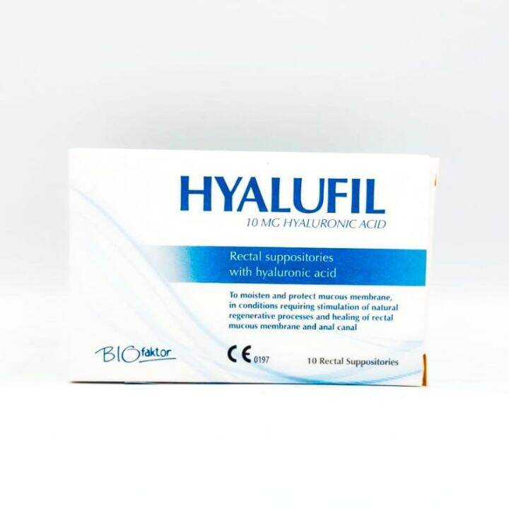 Hyalufil 10mg (Hyaluronic Acid) Suppositories 10's | Lazada
