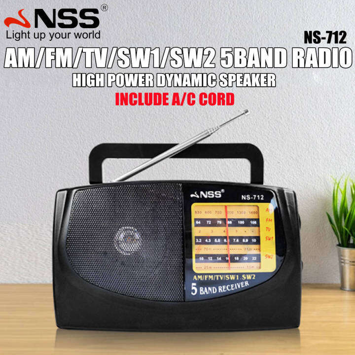 NSS Radio fm am original 5 Band Radio HiFi sterto radio am fm sale ...