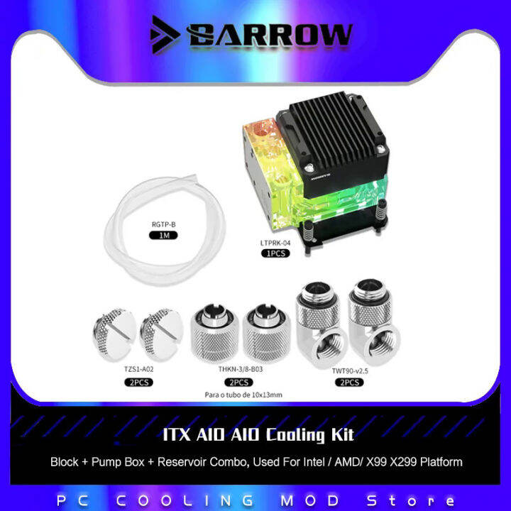 Barrow CPU AIO Cooling Kit, CPU Block Pump Reservoir Combo Used For In ...