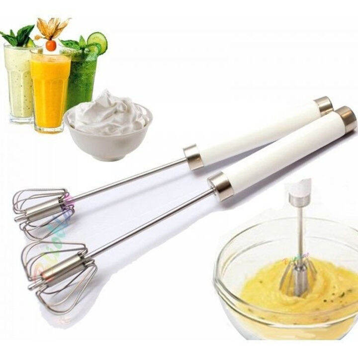 iCantiq 2 PCS Hand Mixer Otomatis Tanpa Baterai Tanpa Listrik Mixer ...