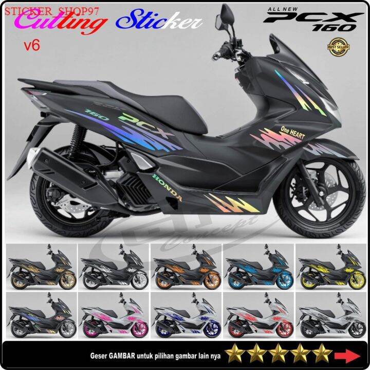Cutting Stiker HONDA PCX 160 ALL NEW 2022 Sticker Variasi Motor lis ...