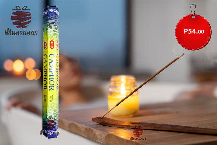 Mansanas HEM Camphor Incense Sticks-20 sticks | Lazada PH