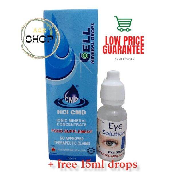 CMD MINERAL DROPS 65 ml + free eyedrops 15ml | Lazada PH
