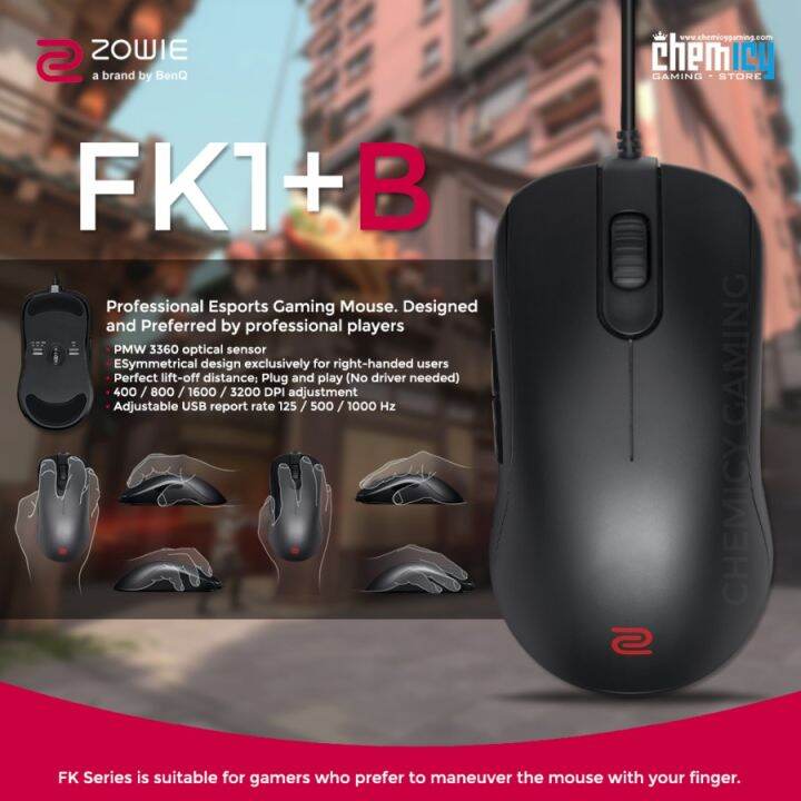 Zowie FK1+B / FK1+ B Black Gaming Mouse | Lazada Indonesia