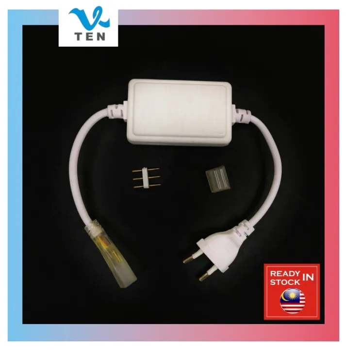Power Adapter For AC240V 3 Color LED Strip Light 3Pin 13.5mm Power Plug ...