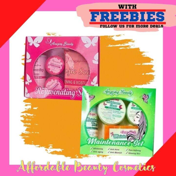 Amazing Beauty Rejuvenating Set AND MAINTENANCE SET | Lazada PH