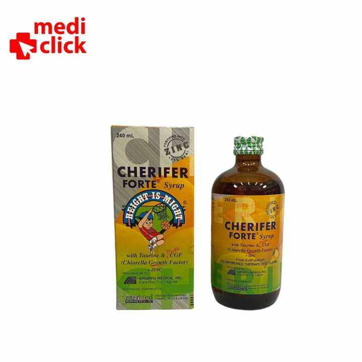 Cherifer Forte + Zinc 240ml - 1 BOTTLE | Lazada PH