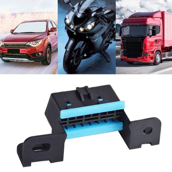 1Pc OBD2 16Pin Female Connector Obd 2 Adapter Diagnostic Interface Obd ...