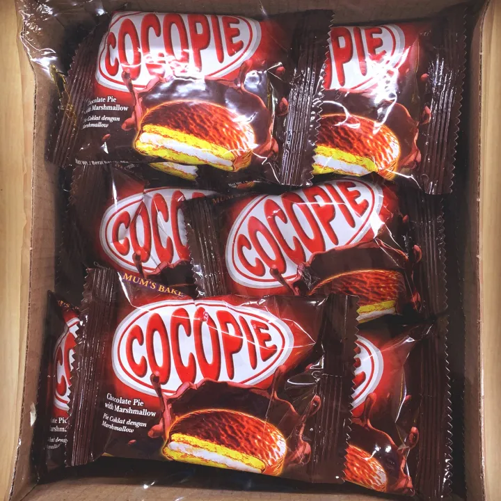 🇲🇾PEMBORONG🇲🇾MUM’S BAKE COCOPIE CHOCOLATE PIE WITH MARSHMALLOW 24PCS X 25G | Lazada