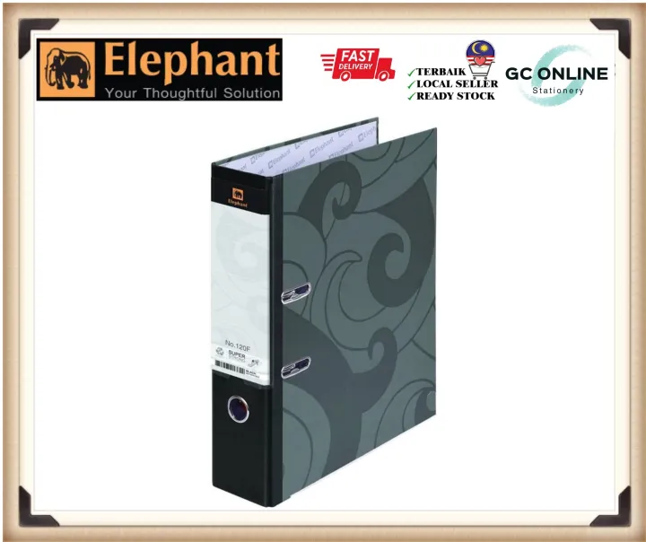 Elephant F4 3” Super Strong 120F Lever Arch File (High Quality) /Fail ...