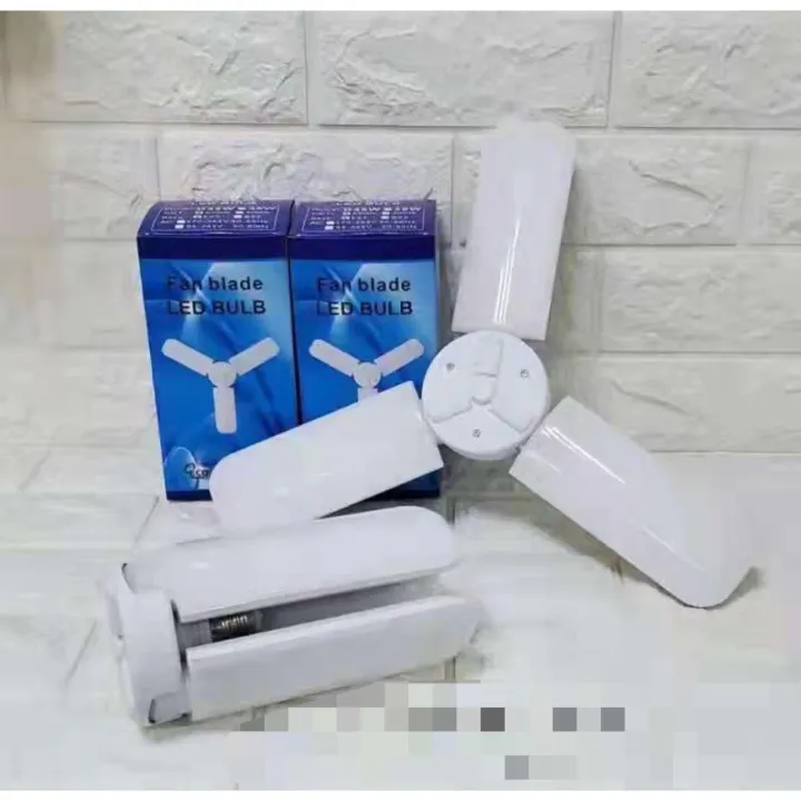 WL-45W foldable ceiling fan blade LED bulb 6500K (72 LEDs per piece ...