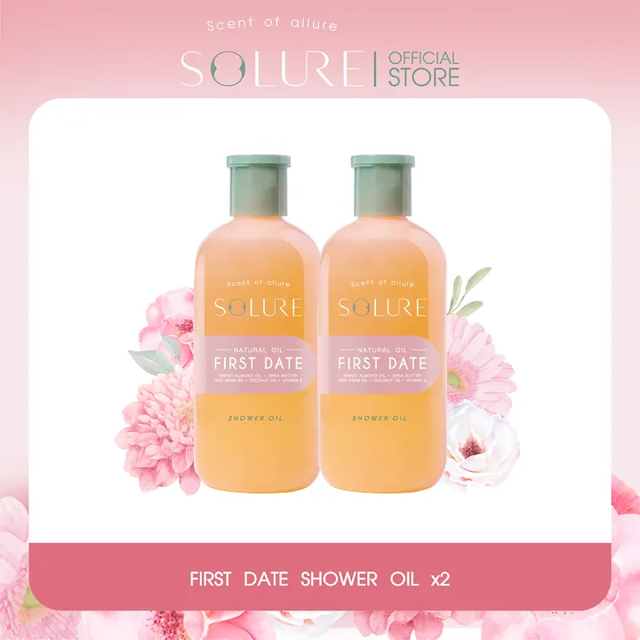 SOLURE FIRST DATE SHOWER OIL 2 PCS. | Lazada.co.th
