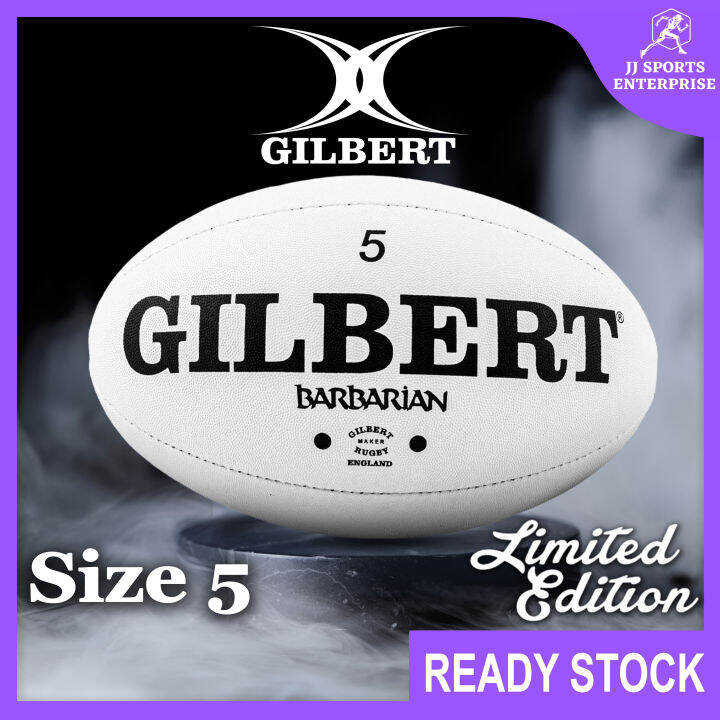 Gilbert Barbarian Original Rugby Ball 200 Years (Size 5) Bola Ragbi ...